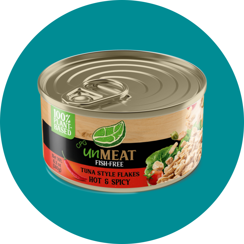 unMEAT Tuna Style Hot & Spicy 180g – Century Pacific Foodservice