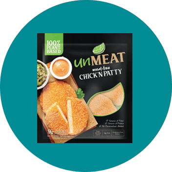 Unmeat Chick'n Patty 200g – Century Pacific Foodservice