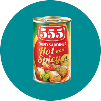 555 Fried Sardines Hot and Spicy 155g – Century Pacific Foodservice