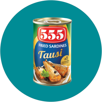 555 Fried Sardines Tausi 155g – Century Pacific Foodservice