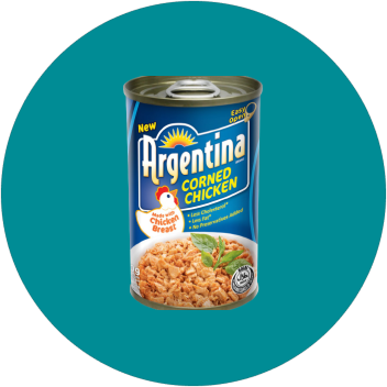 Argentina Corned Chicken Regular 150g – Century Pacific Foodservice