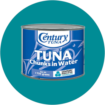 Century Tuna Chunks in Water 1705g – Century Pacific Foodservice