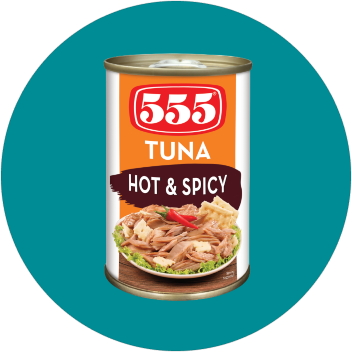 555 Tuna Hot and Spicy 155g – Century Pacific Foodservice